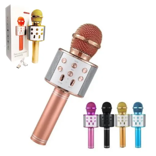 Micrófono Karaoke WS858L | EL BAJO IMPORTADORA