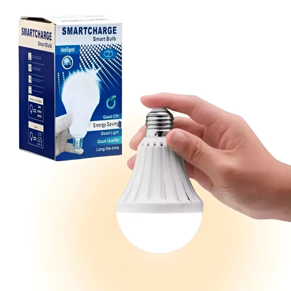 Foco LED Smartcharge 12W Recargable Emergencia | EL BAJO IMPORTADORA