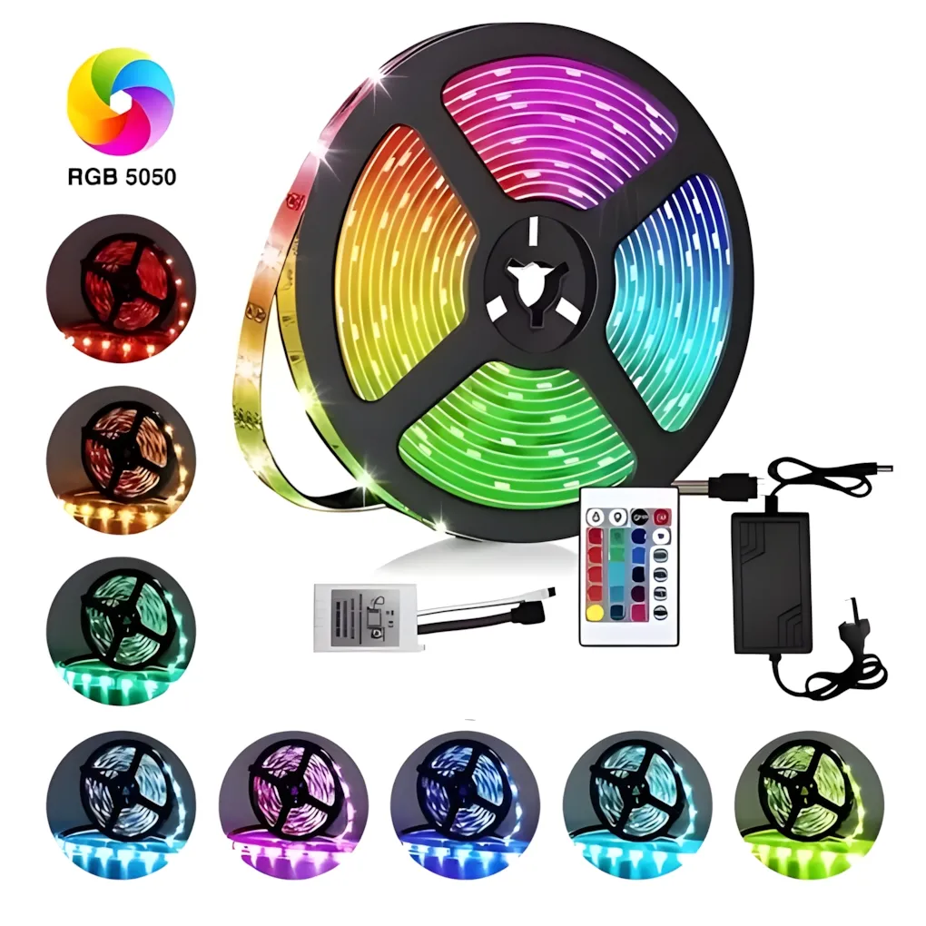 Tira RGB LED 5 Metros 5050 | EL BAJO IMPORTADORA