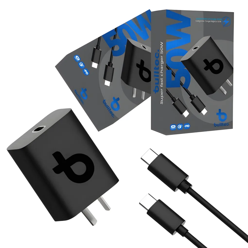 Cargador Bulltec 50W Tipo C a C B7004 | EL BAJO IMPORTADORA