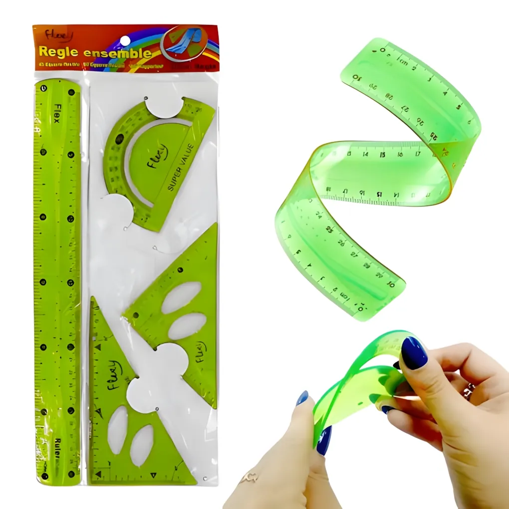 Set de Reglas Flexibles x4 Pcs - El Bajo Importadora