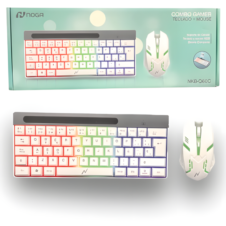 Teclado y Mouse NOGA NKB-Q60C con cable | EL BAJO IMPORTADORA