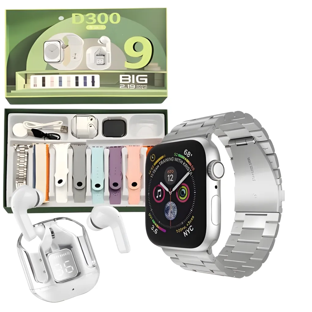 Smart Watch 8 En 1 Con Auricular D300 | EL BAJO IMPORTADORA